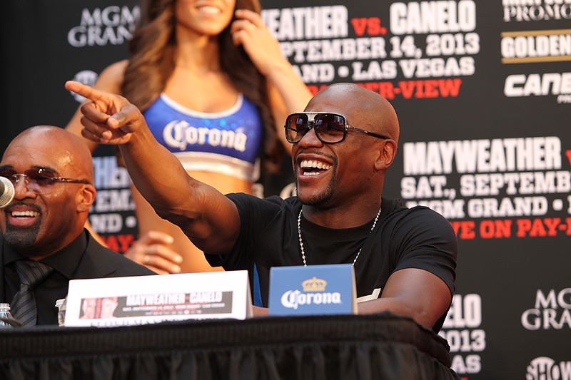 Floyd Mayweather Jr.-Canelo Alvarez Tour - ESPN Floyd Mayweather Jr.-Canelo Alvarez Tour - ESPN