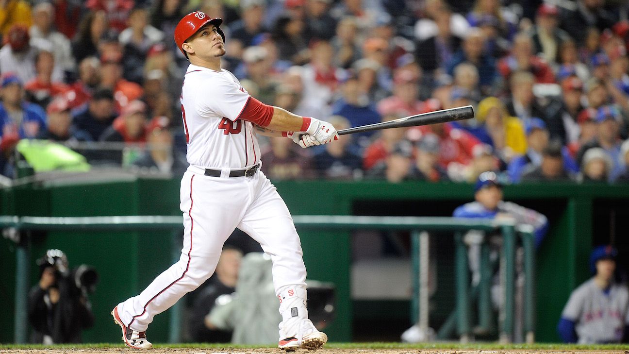 Wilson Ramos brilla junto y detrás del plato con Nacionales