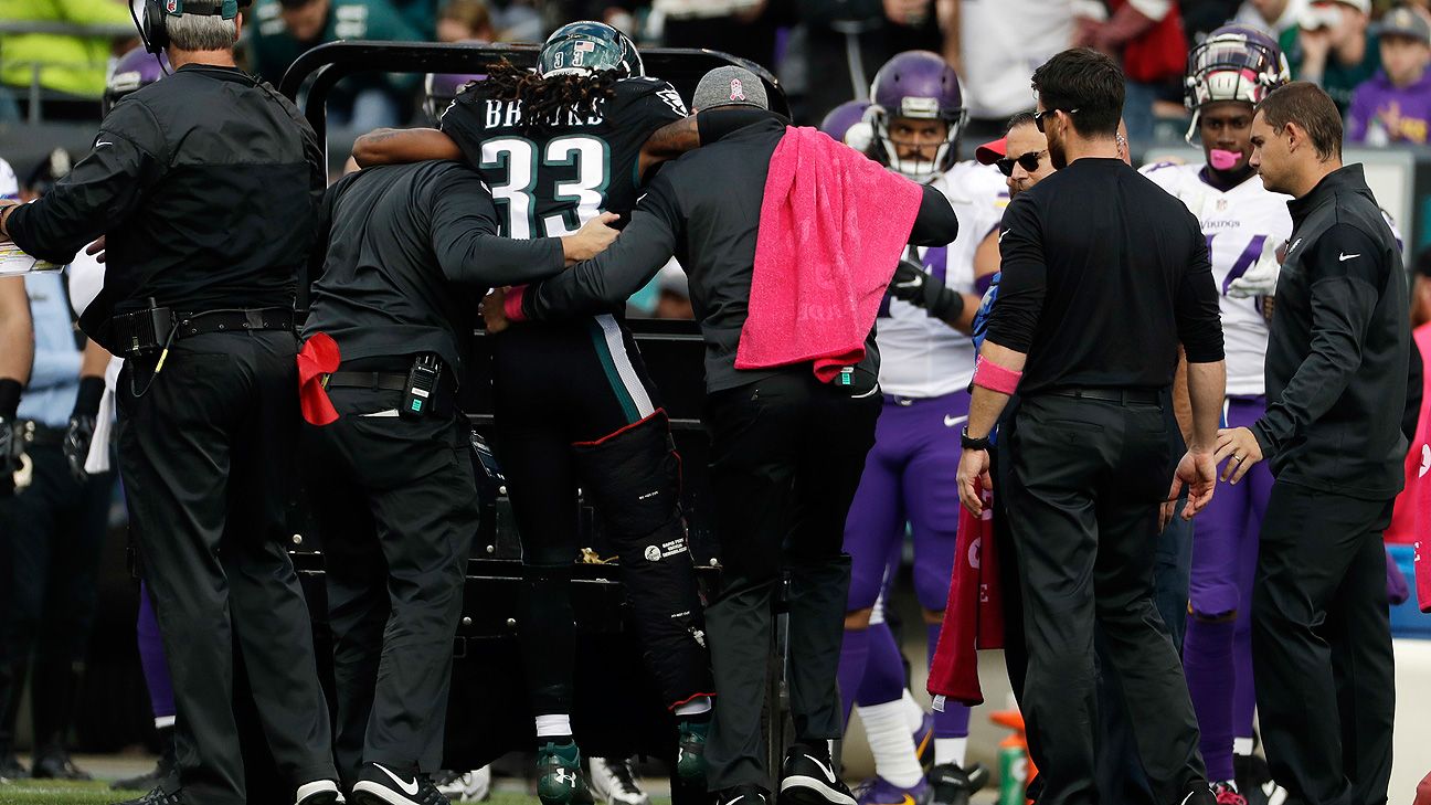 El esquinero Ron Brooks se perderá el resto del año con los Eagles - ESPN