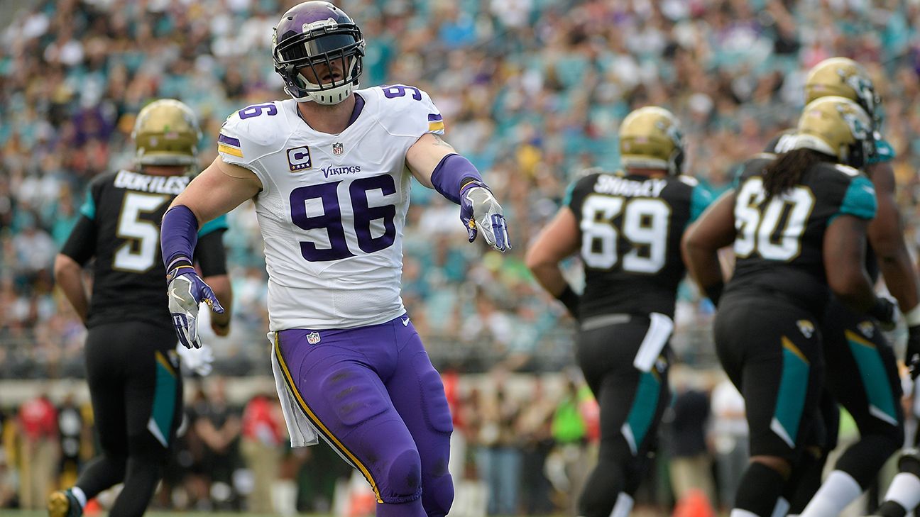 Defensivo de Vikings, Brian Robison, perfila retiro de la NFL tras 2018