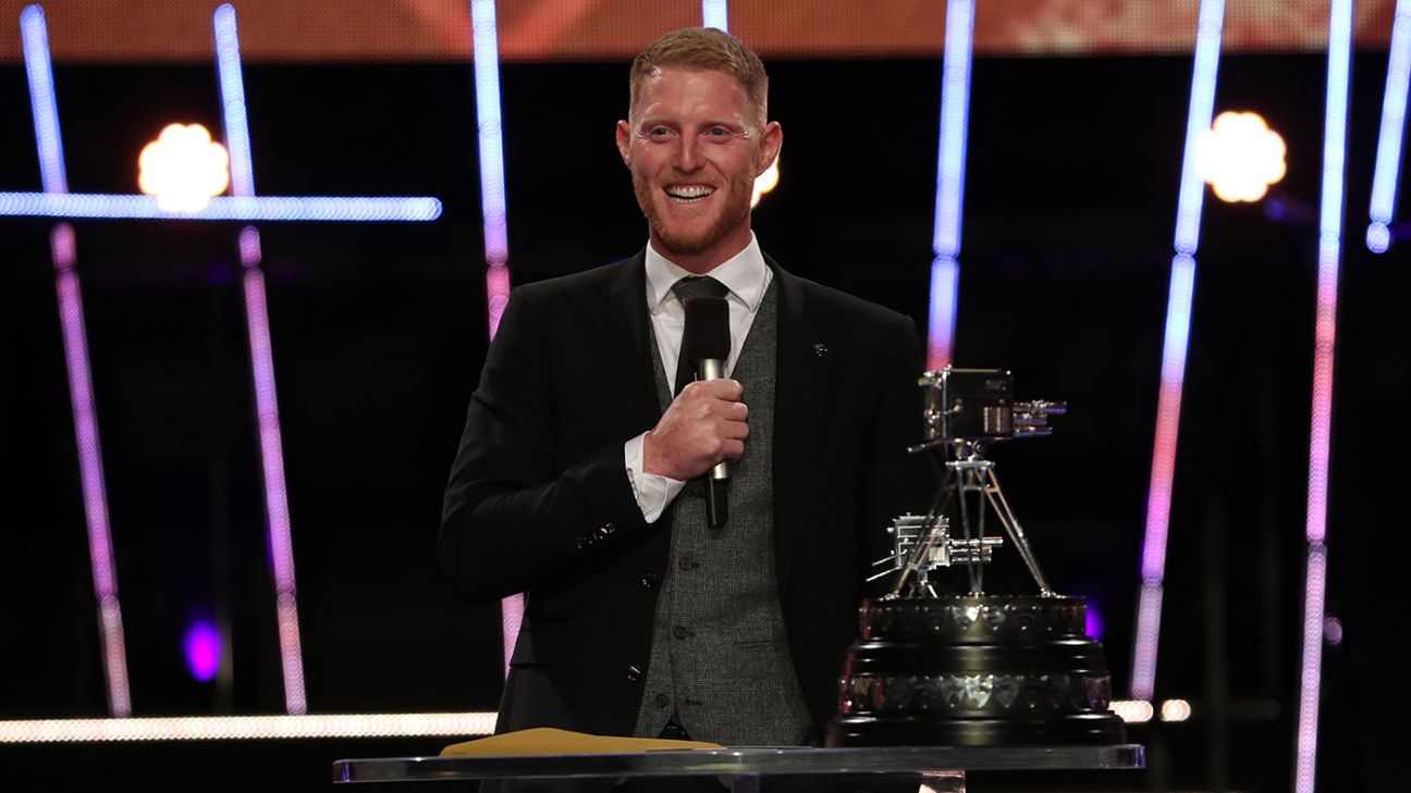 Ben Stokes crowned Sports Personality of the Year after 2019 heroics - ESPN