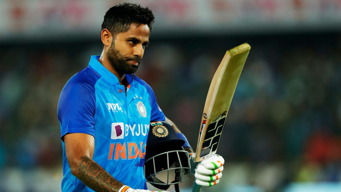 Suryakumar back to career-best No. 2 in T20I rankings, Babar just ...