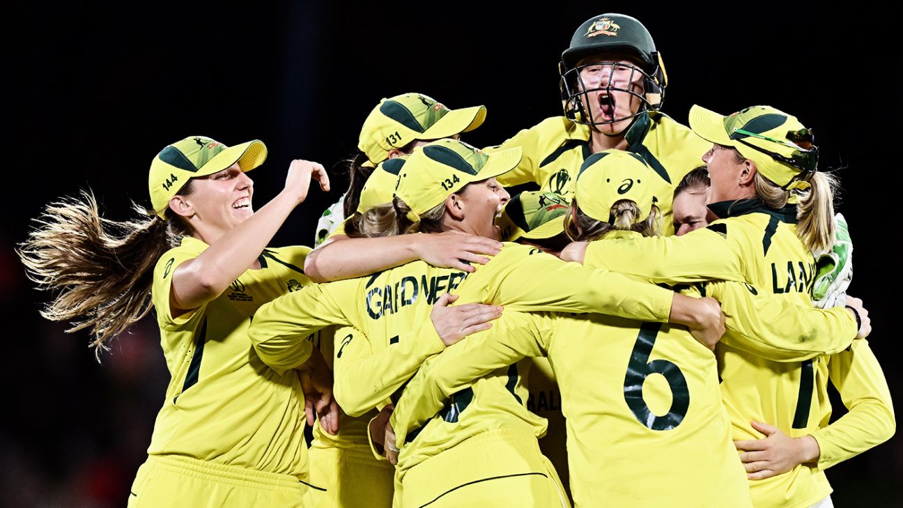 Australia remain the team to beat as they look for their eighth title ...