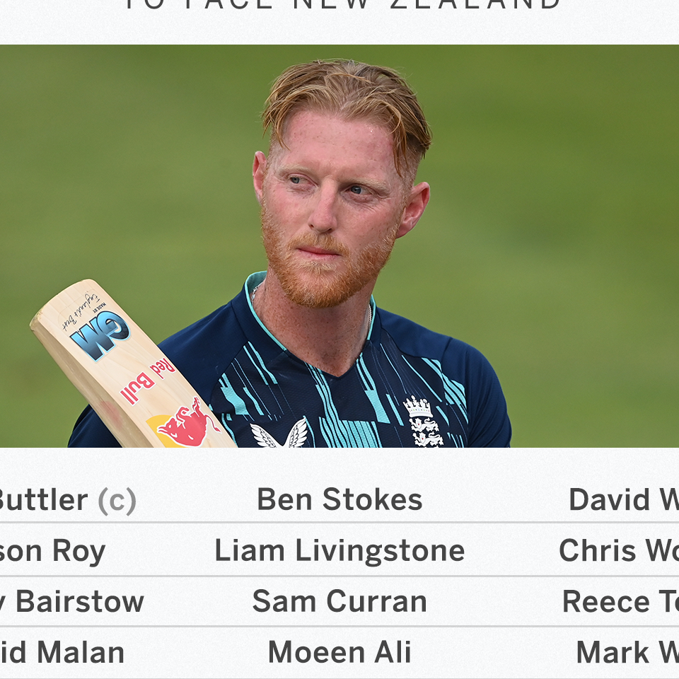 Ben Stokes returns to England ODI squad ahead of World Cup defence - ESPN