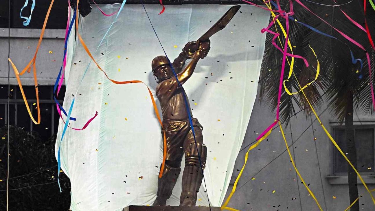 Tendulkar's lofted drive immortalised at the Wankhede - ESPN