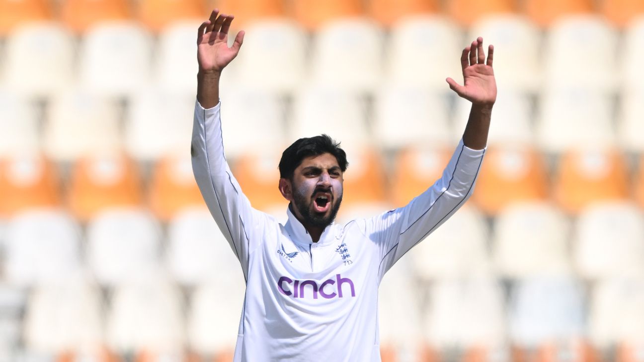 Shoaib Bashir's raw returns turn spotlight on England's spin gamble - ESPN