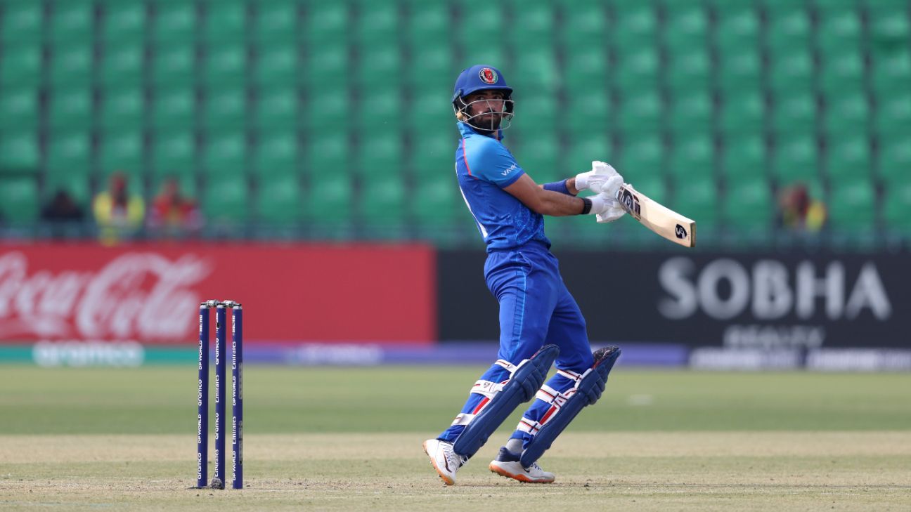 Stats - Ibrahim Zadran achieves new Champions Trophy high - ESPN