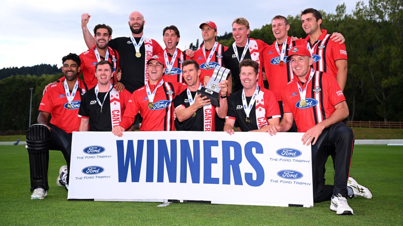Men's Ford Trophy to kick off NZ domestic calendar again - ESPN