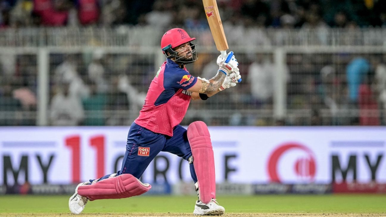 Riyan Parag becomes first batter in IPL to hit six sixes off successive ...