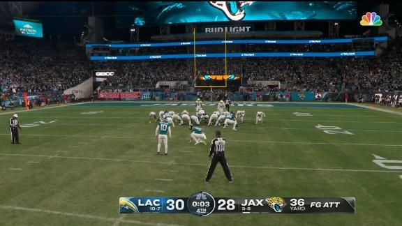 Jags maken comeback compleet tegen de Chargers - ESPN Video