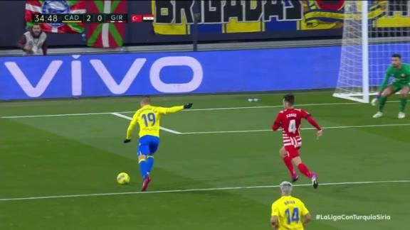 Sergi Guardiola puso el segundo del Cádiz - ESPN Video