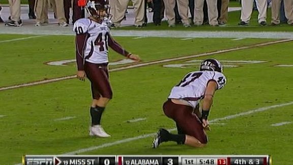 Alabama vs Mississippi State Highlight - ESPN Video