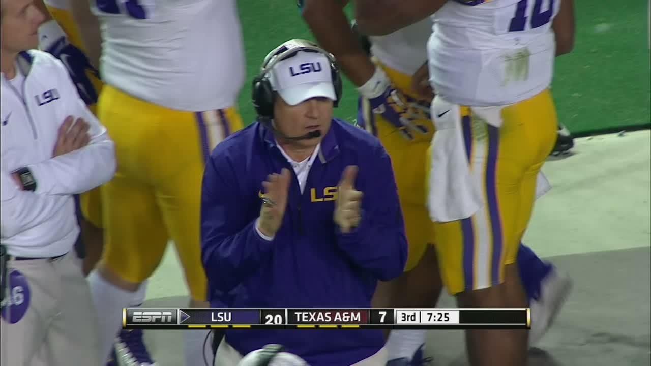 3Q LSU T. Domingue 27 yd FG GOOD - ESPN Video