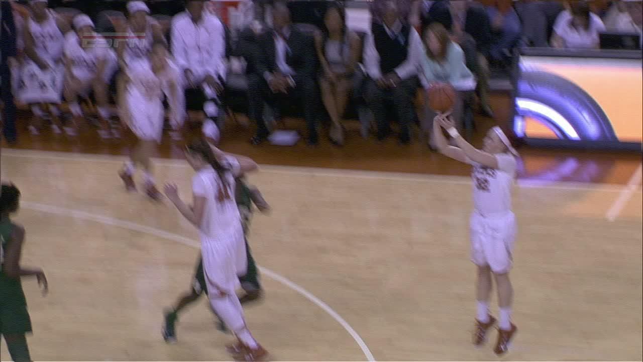 2H TEX B. Sanders made Three Point Jumper. - ESPN Video