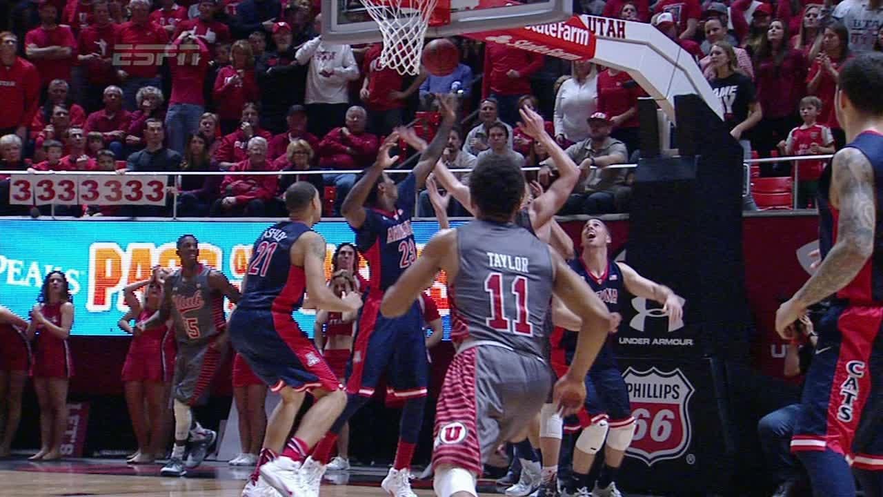 2H UTAH D. Wright missed Layup. - ESPN Video