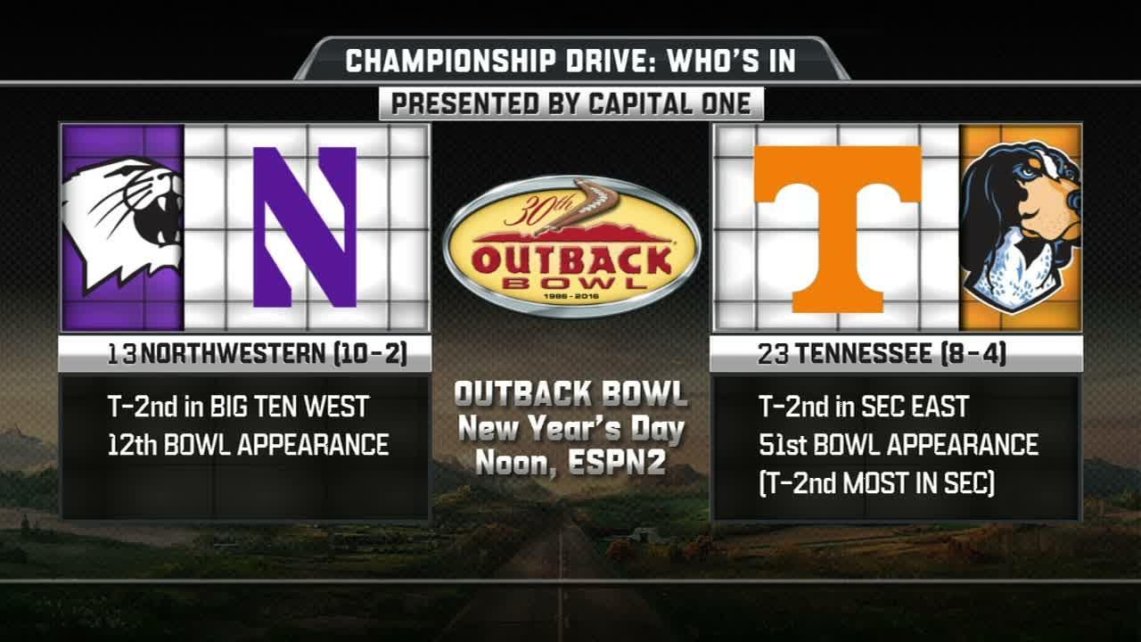 Northwestern set to face Tennessee in Outback Bowl - ESPN Video