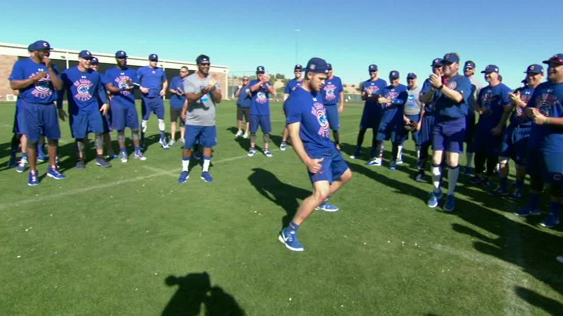 Cubs let loose at spring training - ESPN Video