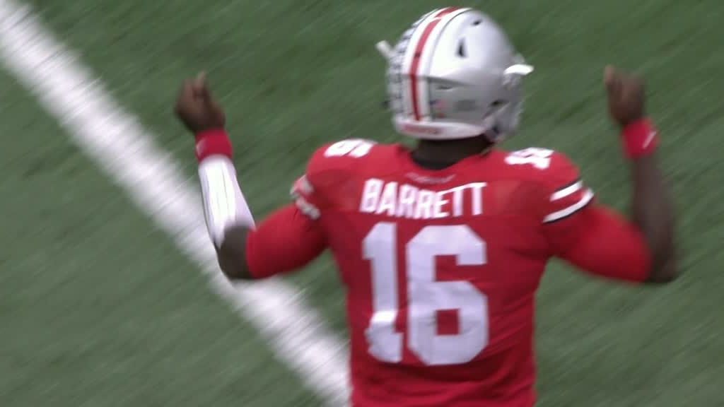 J.T. Barrett throws 4 first-half TDs - ESPN Video