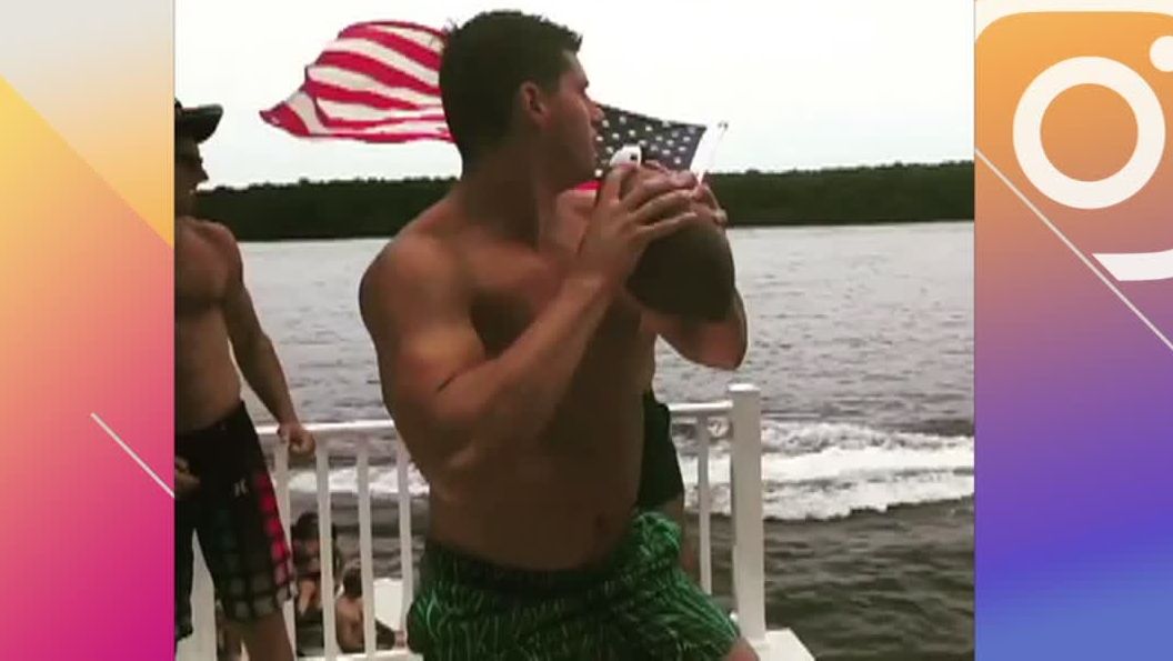 Rudolph brothers pull off wild jet-ski pass - ESPN Video