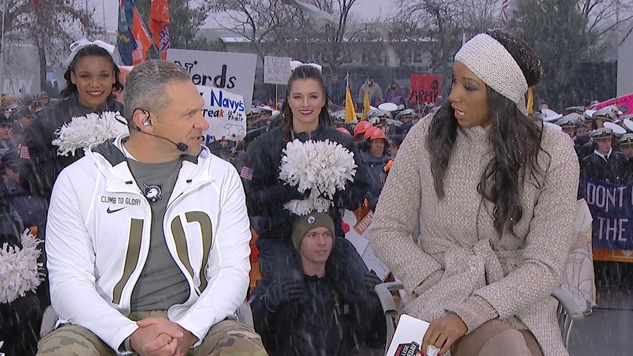 Army coach tells team to not let emotions get the best of them - ESPN Video