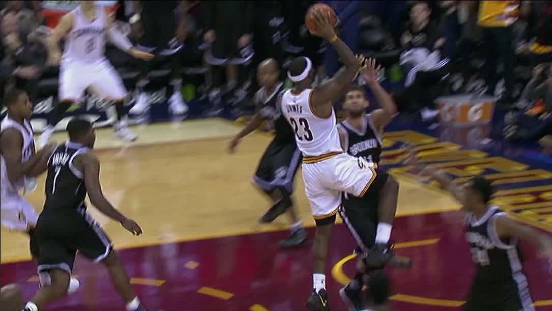 LeBron sinks Nets with last-second baby hook - ESPN Video
