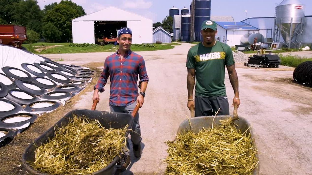 Alexander's day as a dairy farmer - ESPN Video