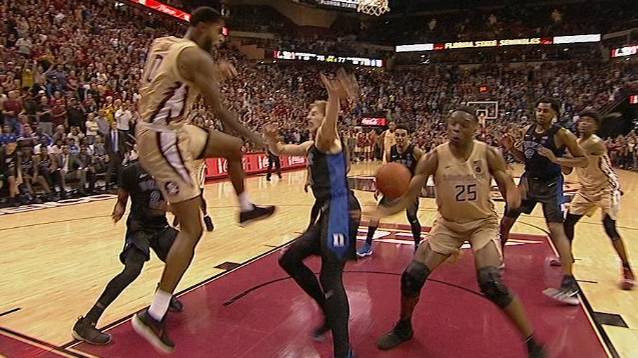 The controversial call that set up Duke's game-winner - ESPN Video