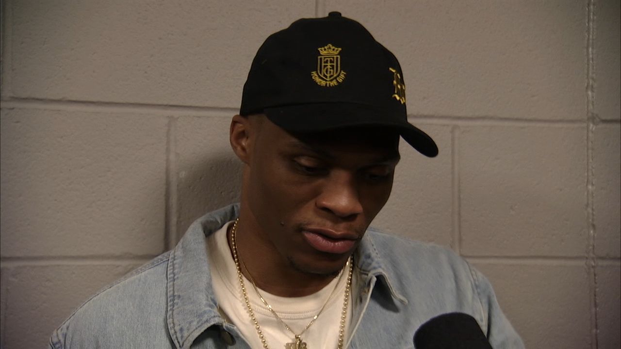 Russ says fans have 'too much leeway' after incident with kid - ESPN Video