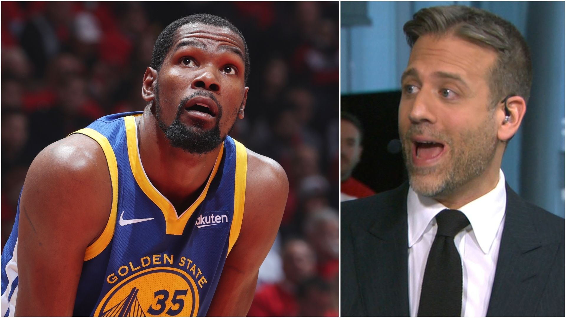 Max defends Raptors fans after cheering for KD injury - ESPN Video