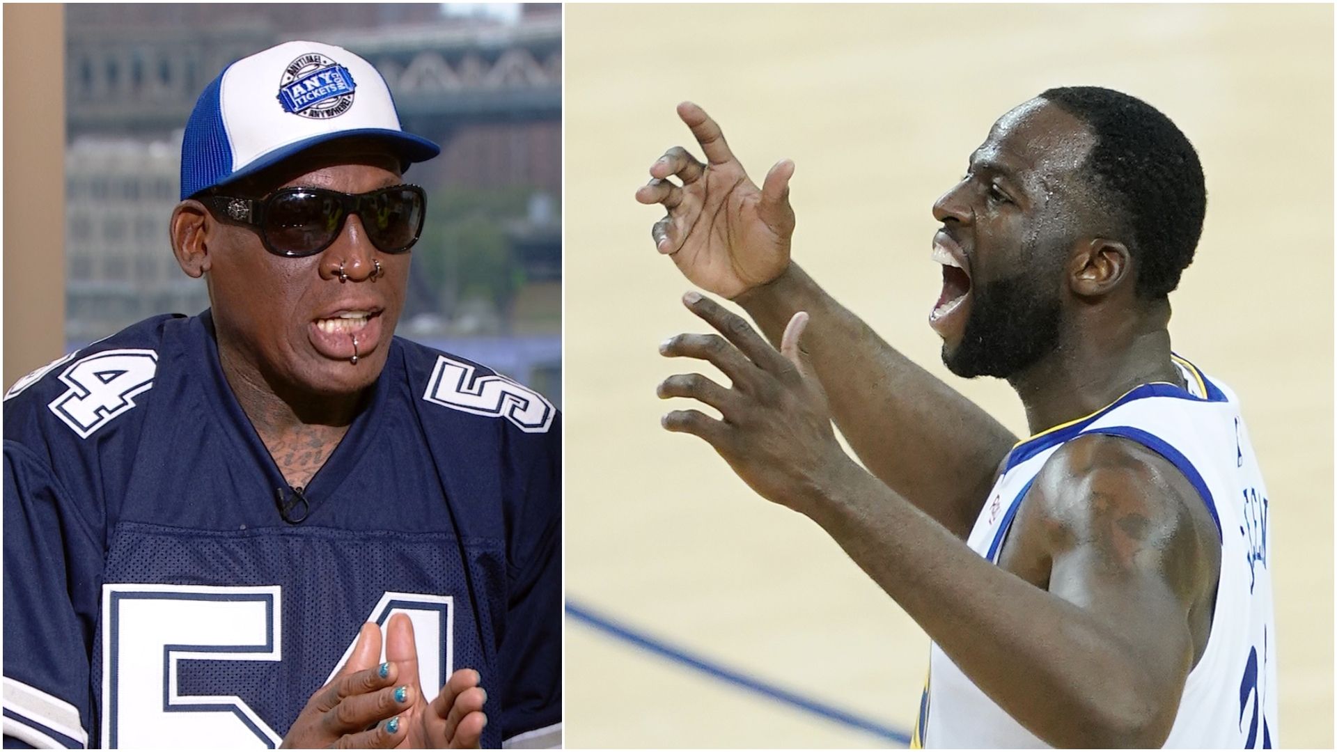 Rodman on Bulls-Warriors: Draymond would be 'eating out of my hands ...