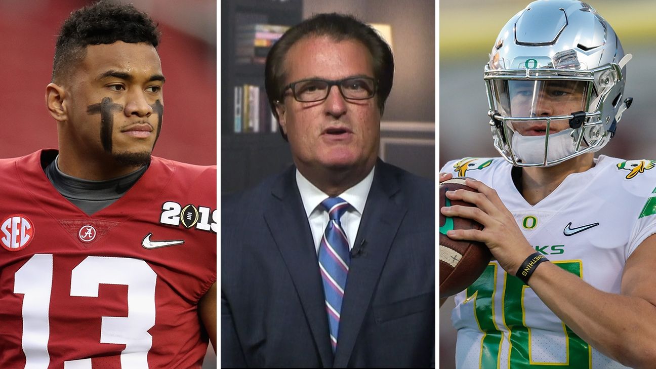 Tua, Herbert headline Kiper's top QB prospects - ESPN Video