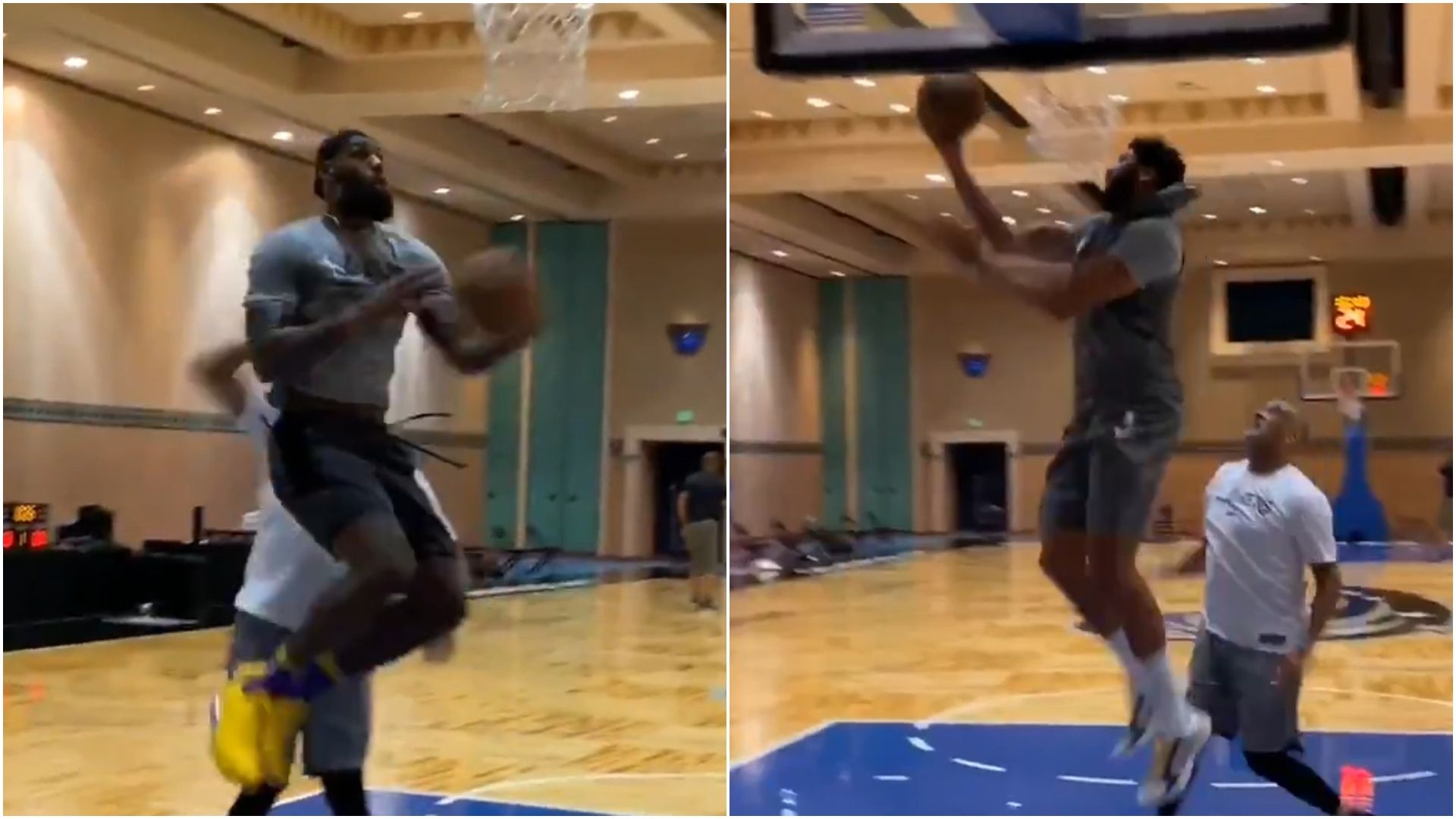 LeBron, AD put in work during practice - ESPN Video