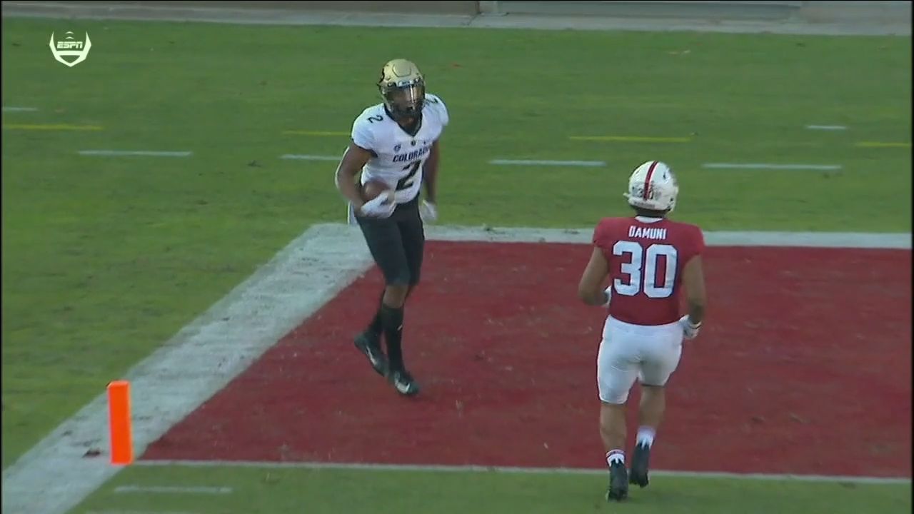 Jerry Rice's son makes 34-yard catch for first collegiate TD - ESPN Video