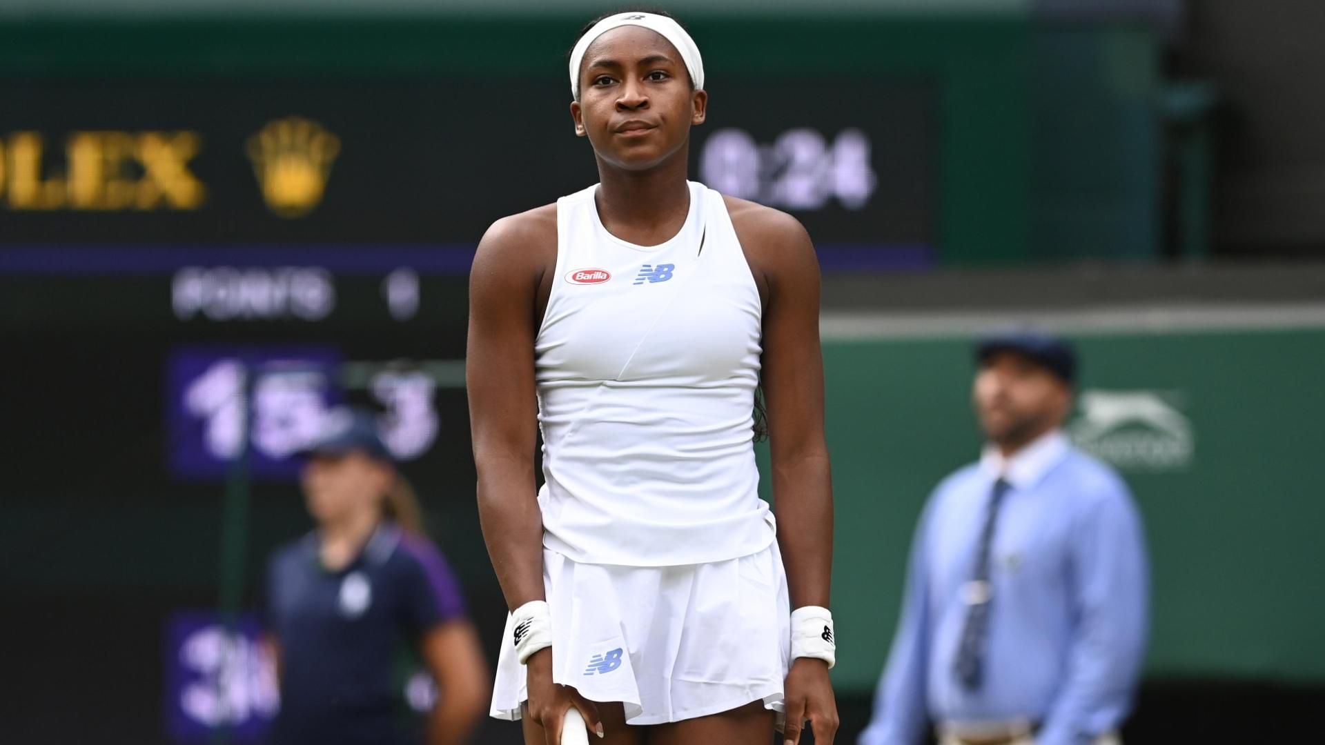 Coco drops first set despite valiant defense - ESPN Video