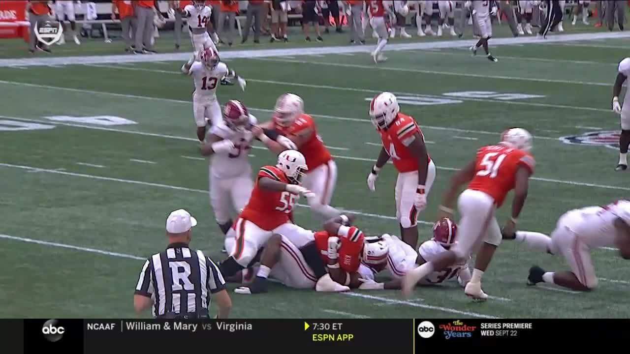 Alabama's defense causes timely turnover - ESPN Video