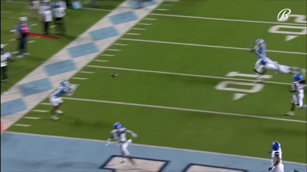 Josh Downs hauls it in for 5-yard Receiving TD - ESPN Video