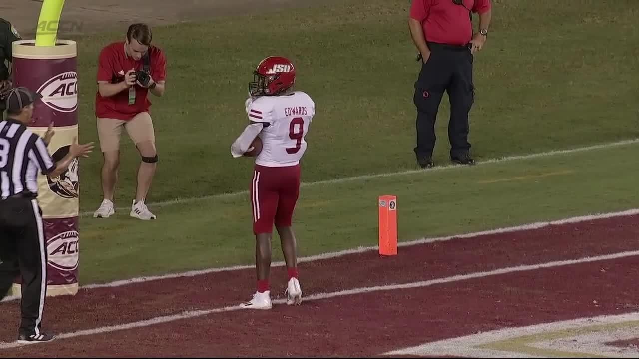 Touchdown! Ahmad Edwards scores vs. Florida State Seminoles - ESPN Video