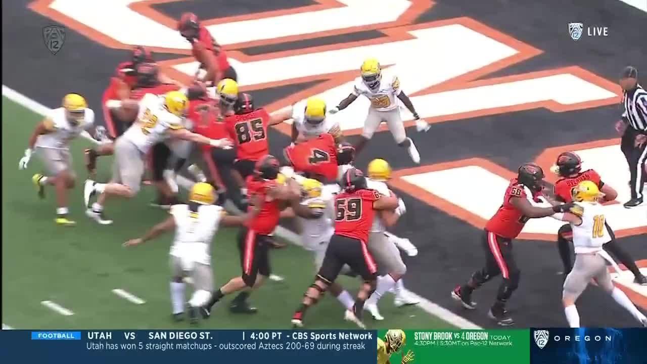 Touchdown! B.J. Baylor scores - ESPN Video