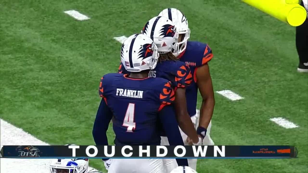 Frank Harris airs it out for 12-yard touchdown Pass - ESPN Video