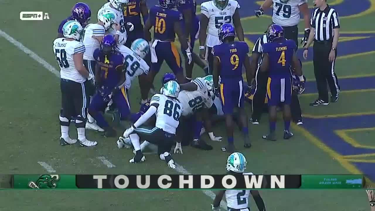 Cameron Carroll rushes in for 1-yard TD - ESPN Video
