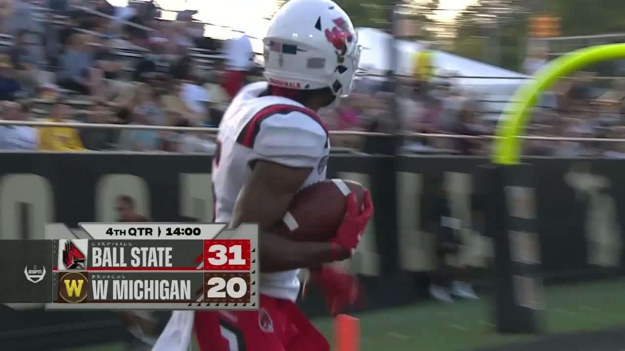 Yo'heinz Tyler makes the grab for 24-yard Receiving TD - ESPN Video