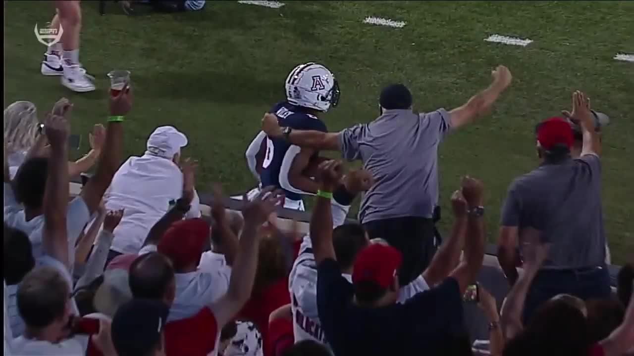 Michael Wiley makes catch for 10-yard receiving touchdown - ESPN Video