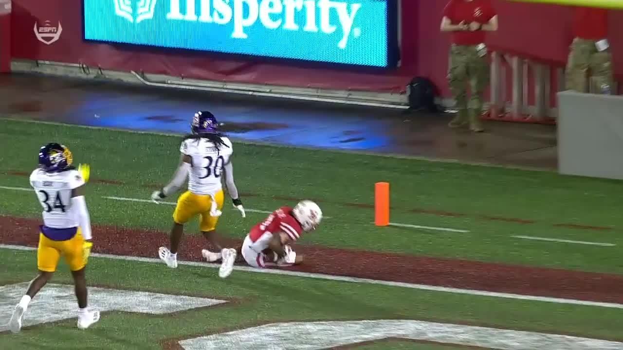Nathaniel Dell makes the grab for 14-yard receiving touchdown - ESPN Video