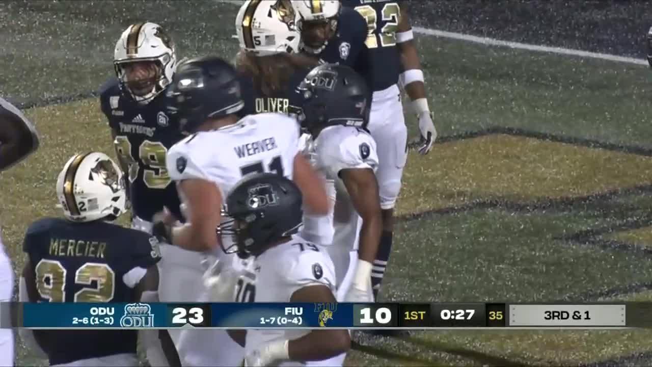 Blake Watson crosses goal-line for 3-yard Rushing TD - ESPN Video