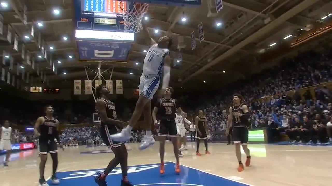 Moore emphatically slams home the dunk - ESPN Video