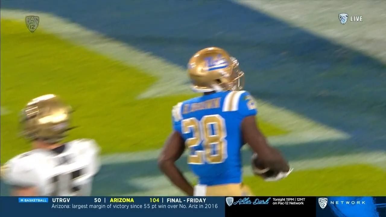 Huge reception sets up Brittain Brown TD run - ESPN Video