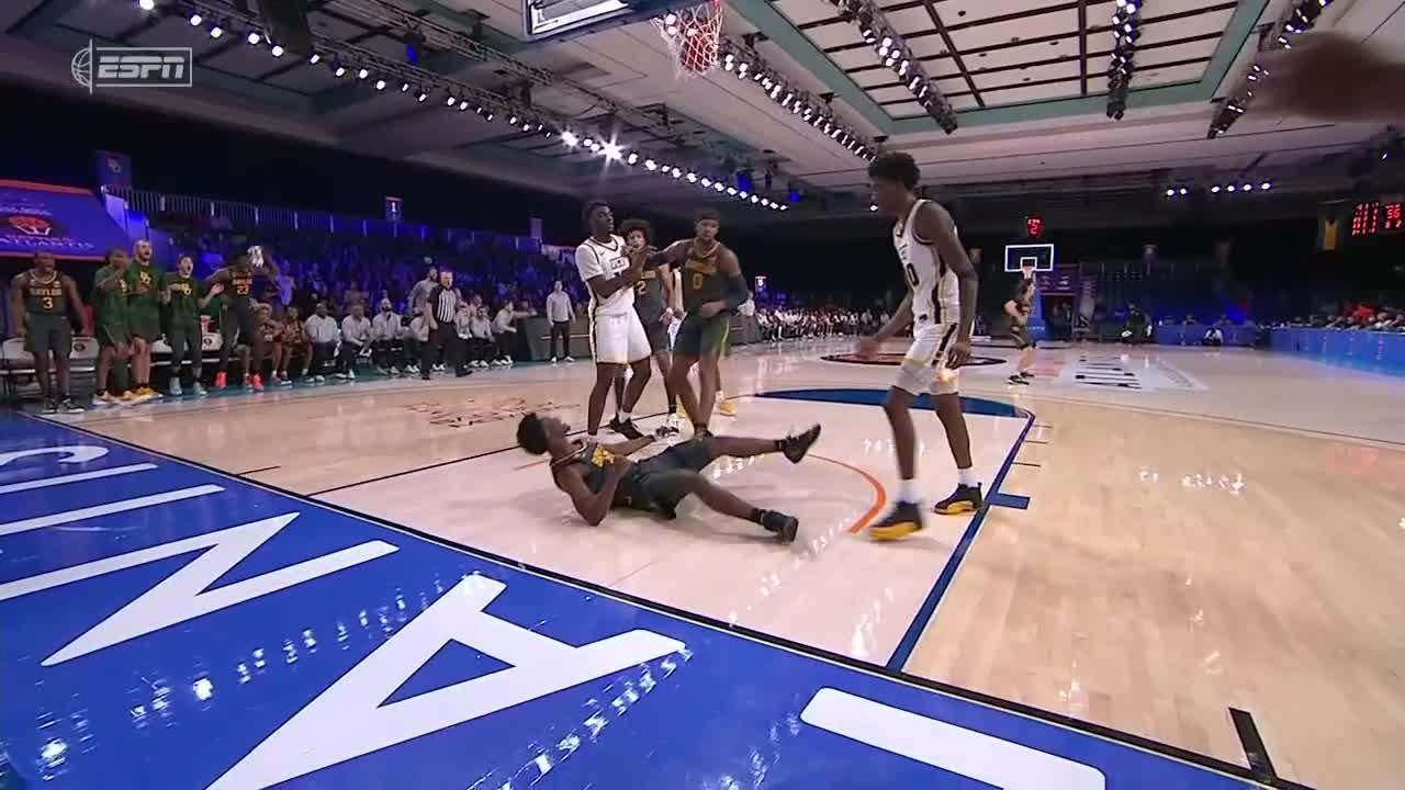 Adam Flagler makes a nice move for the layup - ESPN Video