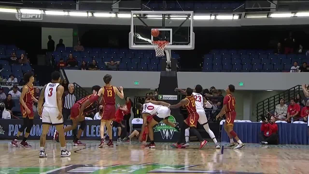 Keshad Johnson with the and-1 bucket - ESPN Video