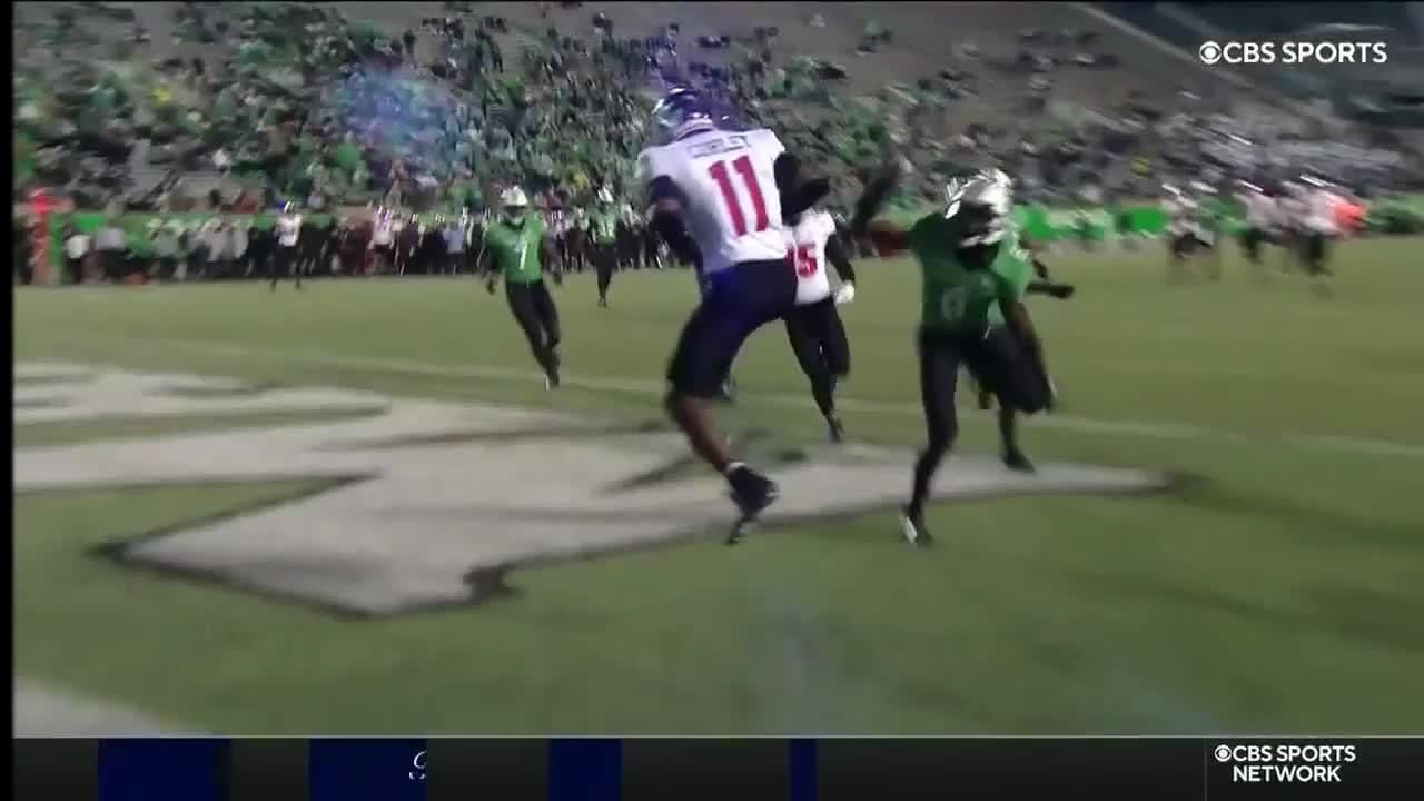 Malachi Corley makes 14-yard TD catch in corner of the end zone - ESPN ...