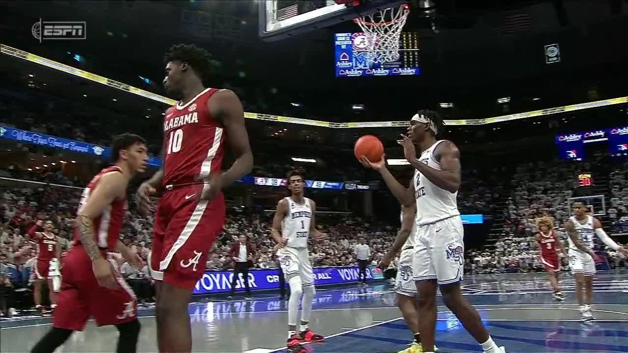 Charles Bediako somehow gets the and-1 to fall - ESPN Video